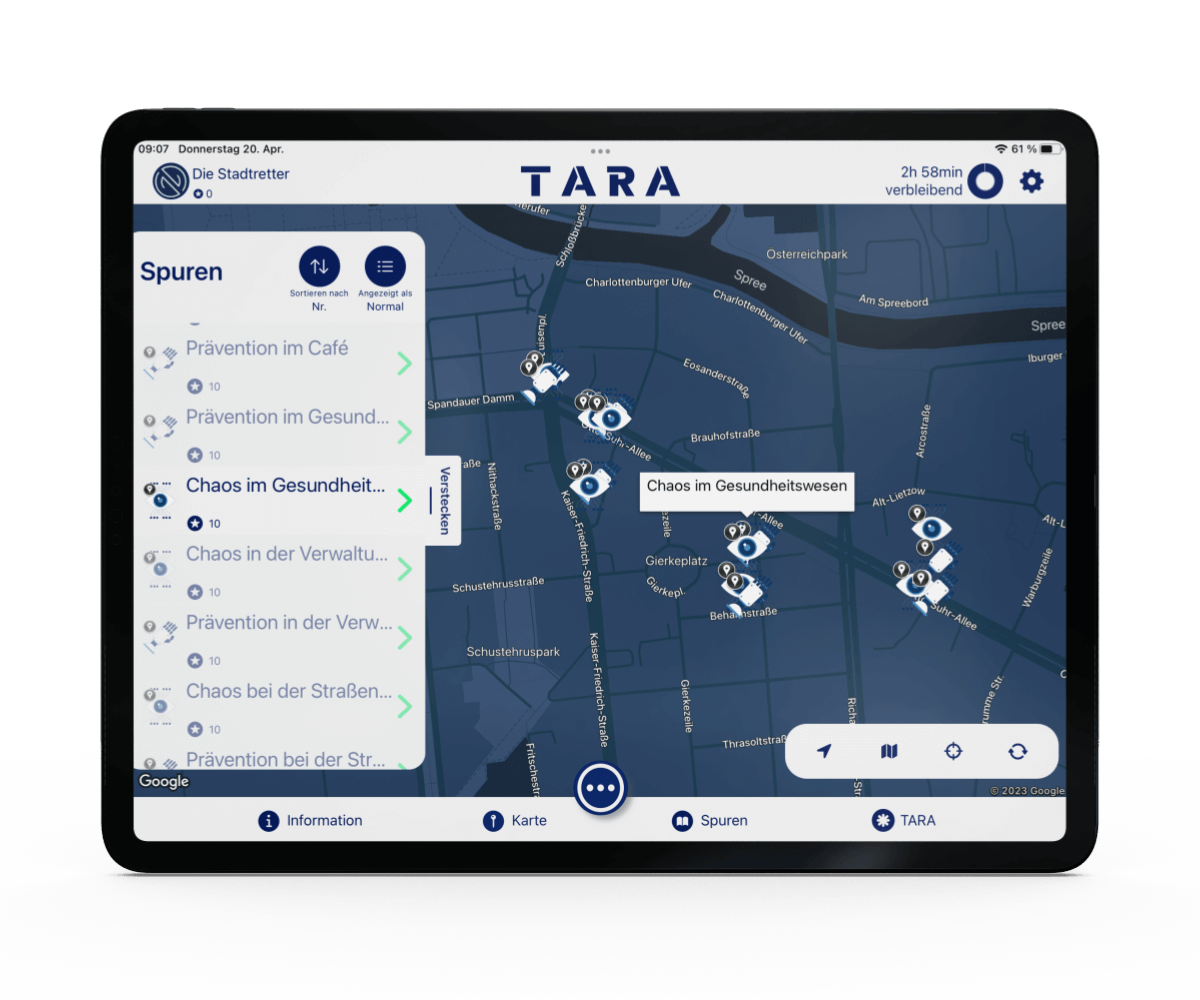 TARA - Our Outdoor Escape Game about Artificial Intelligence